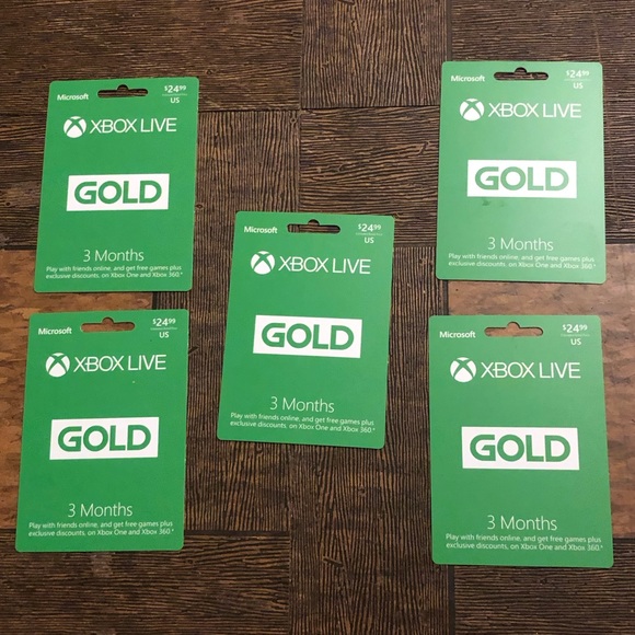 Microsoft Xbox Live | Video Games & Consoles | Microsoft Xbox Live Gift ...